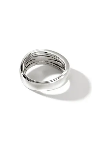 John Hardy Surf Band Ring - Silver