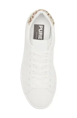 GOLDEN GOOSE Purestar Leather Sneakers - White/leopard