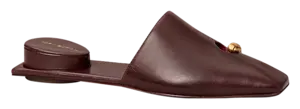 Tory Burch Tory Burch Pierced Mule Plum/gold