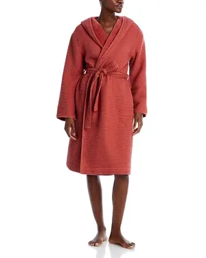 HUDSON PARK COLLECTION Turkish Waffle Bath Robe - Exclusive Sienna