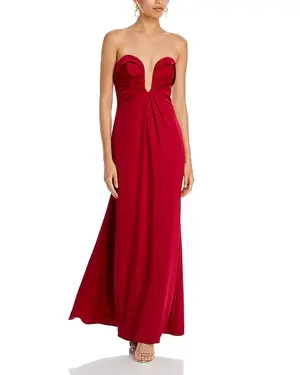 LIV FOSTER Strapless Gown