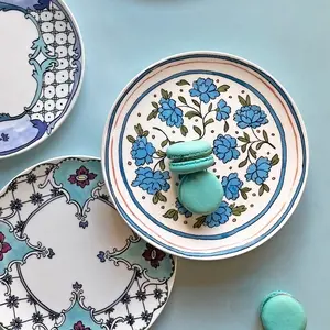 Twig New York H. Bachelor Button 8 Salad Dessert Plate - Multi