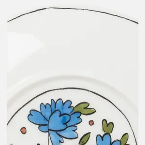 Twig New York H. Bachelor Button 8 Salad Dessert Plate - Multi