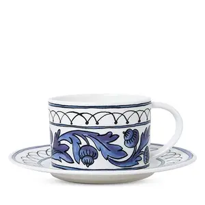 TWIG NEW YORK H. Bird Cup And Saucer - Blue