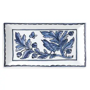 TWIG NEW YORK H. Bird 11 Sandwich Cake Tray - Blue