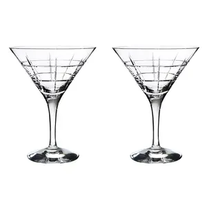 ORREFORS Street Martini Pair - No Color