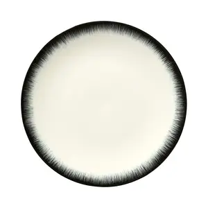 SERAX De Plate Var 3 - White/black