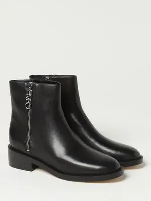 Michael Kors Regan Ankle Boots With Mk Slider Detail