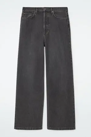 Cos Volume Wide-leg Jeans - Black