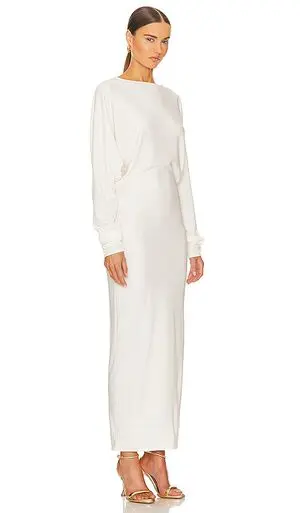 HELSA Matte Jersey Open Back Dress