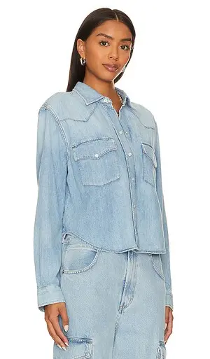 Citizens Of Humanity Cropped Western Shirt