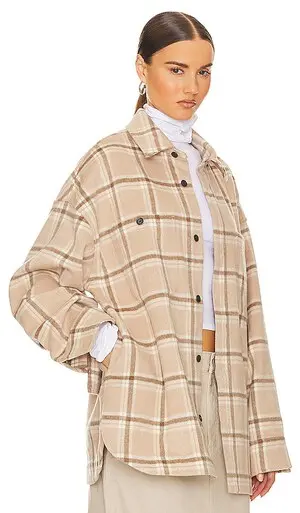HELSA Plaid Flannel Overshirt