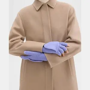 Theory Theory Cashmere Fold-Back Gloves Grotto