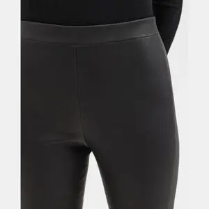 Theory High-waist Legging In Leather