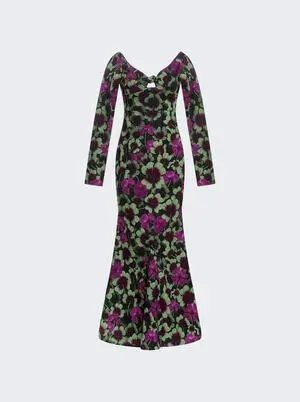 AGUA BENDITA Nube Fortuna Maxi Dress