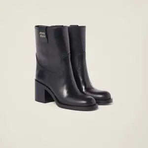 Miu Miu Leather Booties