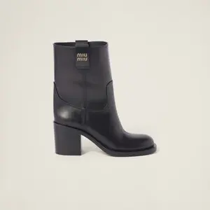 Miu Miu Leather Booties