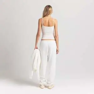 SKIMS Cotton Fleece Jogger Pants - Marble