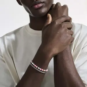 John Hardy Colorblock Pearl And Enamel Bracelet