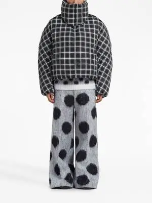 Marni Checked Down Jacket