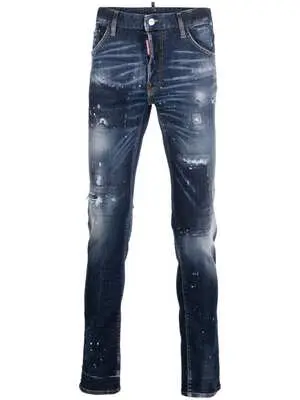 Dsquared2 Mid-rise Skinny Jeans - Blue