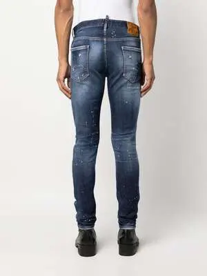 Dsquared2 Mid-rise Skinny Jeans - Blue