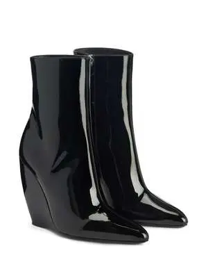 GIUSEPPE ZANOTTI 105mm Tylde Wedge Boots - Black
