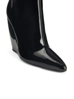GIUSEPPE ZANOTTI 105mm Tylde Wedge Boots - Black