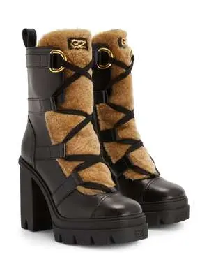 GIUSEPPE ZANOTTI Leyre 110mm Leather Boots