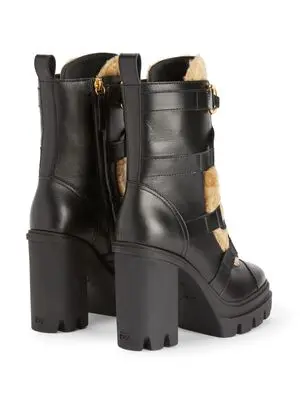 GIUSEPPE ZANOTTI Leyre 110mm Leather Boots