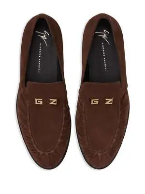 GIUSEPPE ZANOTTI Jareth Velvet Loafers