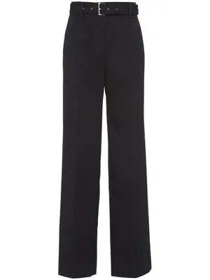 Prada Belted Tailored Trousers
