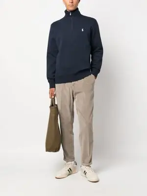 Polo Ralph Lauren Polo Pony High-neck Sweatshirt - Blue