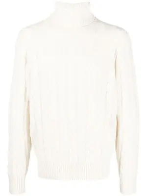 Polo Ralph Lauren Cable-knit Jumper - Neutrals