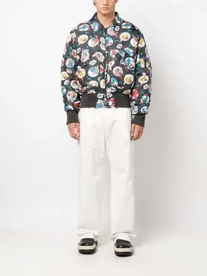 Moschino Graphic-print Bomber Jacket