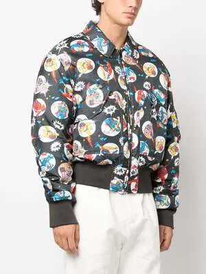 Moschino Graphic-print Bomber Jacket
