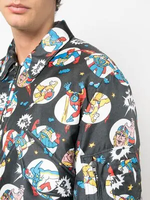 Moschino Graphic-print Bomber Jacket