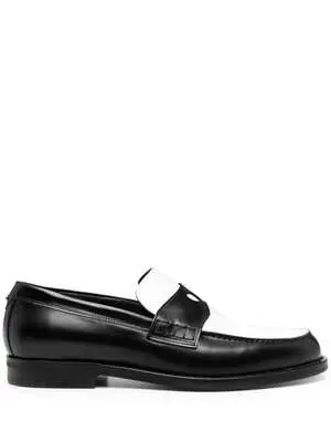 Gcds Two-tone Design Loafers - White