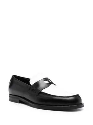 Gcds Two-tone Design Loafers - White