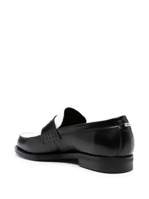 Gcds Two-tone Design Loafers - White