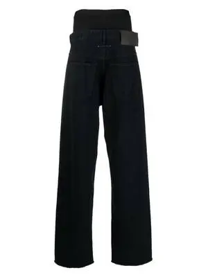 MAISON MARGIELA Layered-effect Straight-leg Jeans