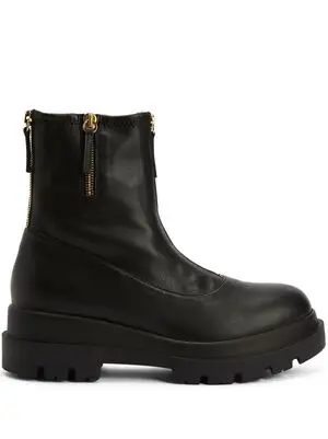 GIUSEPPE ZANOTTI 40mm Avice Zipped Ankle Boots - Black