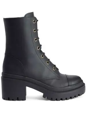 Women's Combat Black Boots