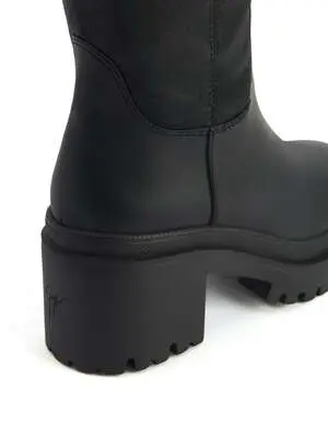 GIUSEPPE ZANOTTI Iwona 70mm Leather Boots