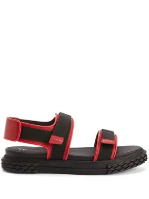 GIUSEPPE ZANOTTI Blabber Gummy Touch-strap Sandals - Red