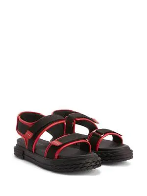 GIUSEPPE ZANOTTI Blabber Gummy Touch-strap Sandals - Red