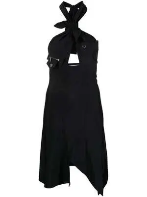 Coperni Racing Halterneck Minidress