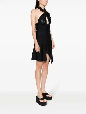 Coperni Racing Halterneck Minidress