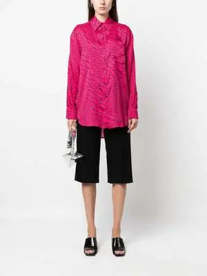 Pinko Logo-print Long-sleeve Shirt
