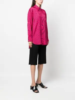 Pinko Logo-print Long-sleeve Shirt